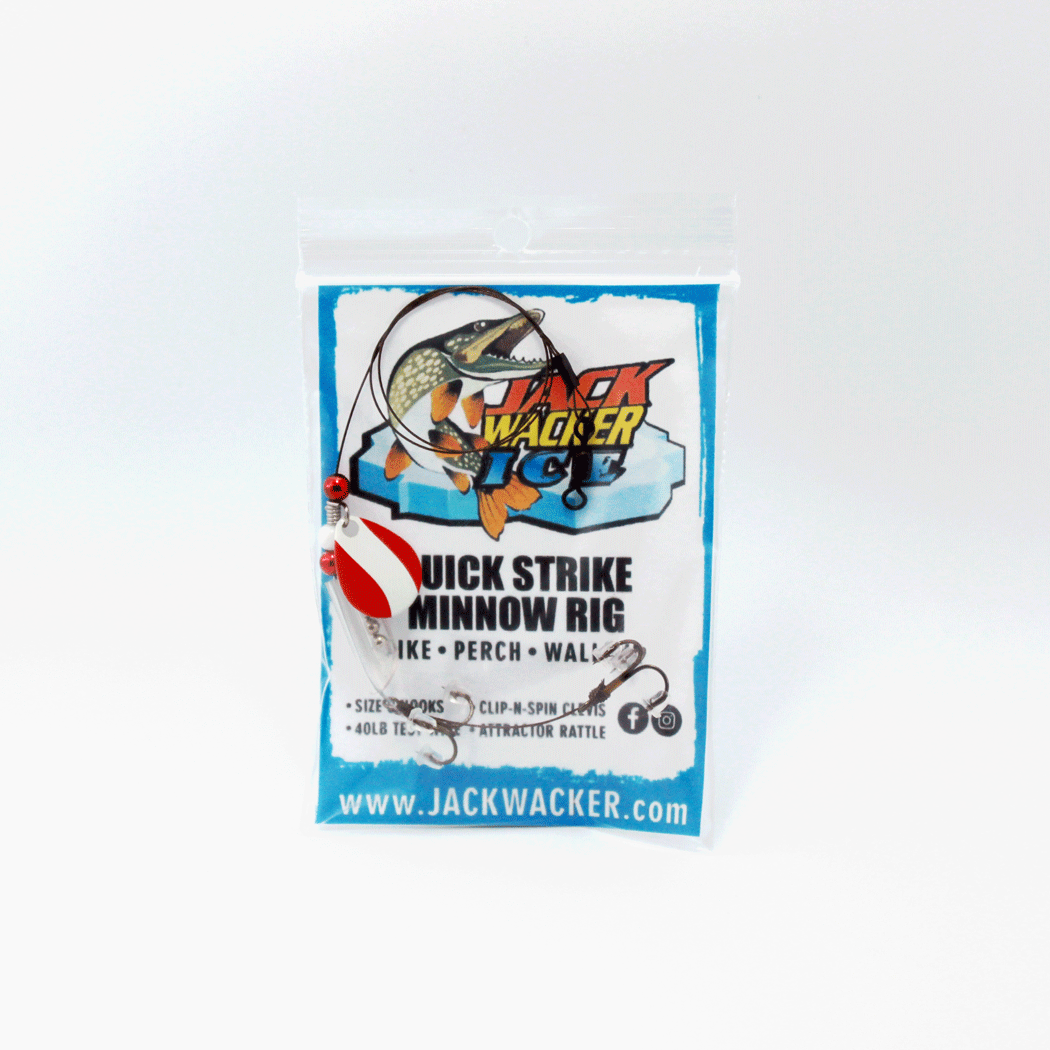 Jack Wacker ICE Quick Strike Minnow Rig | Jack Wacker Fishing Gear Co.